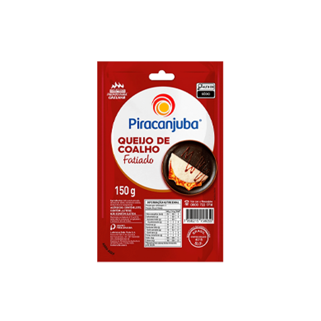 Queijo Coalho Fatiado Piracanjuba 150G – Avant Atacarejo